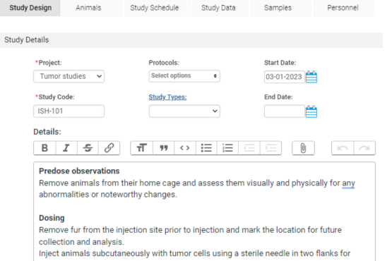 Rodent (Mouse Rat) Colony Management: Industry Database and Software
